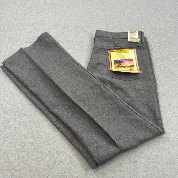 Wrangler | Pants | Wrangler Rancher Dress Pants New Gray Western Boot ...